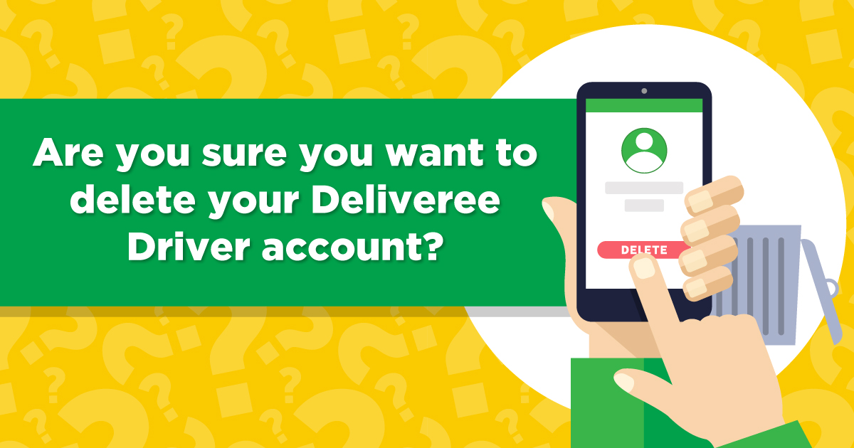 Delete Deliveree Driver Account